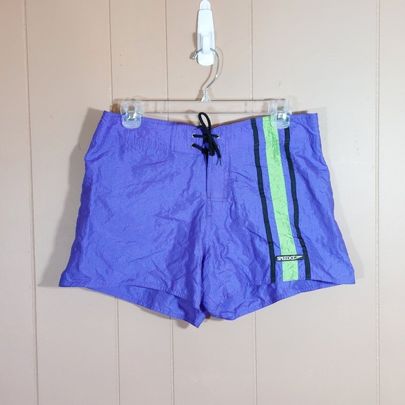Speedo | Swim | Vintage Speedo Surf Shorts Women Size Medium Purple ...